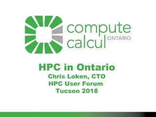 HPC in Ontario, Canada | PDF