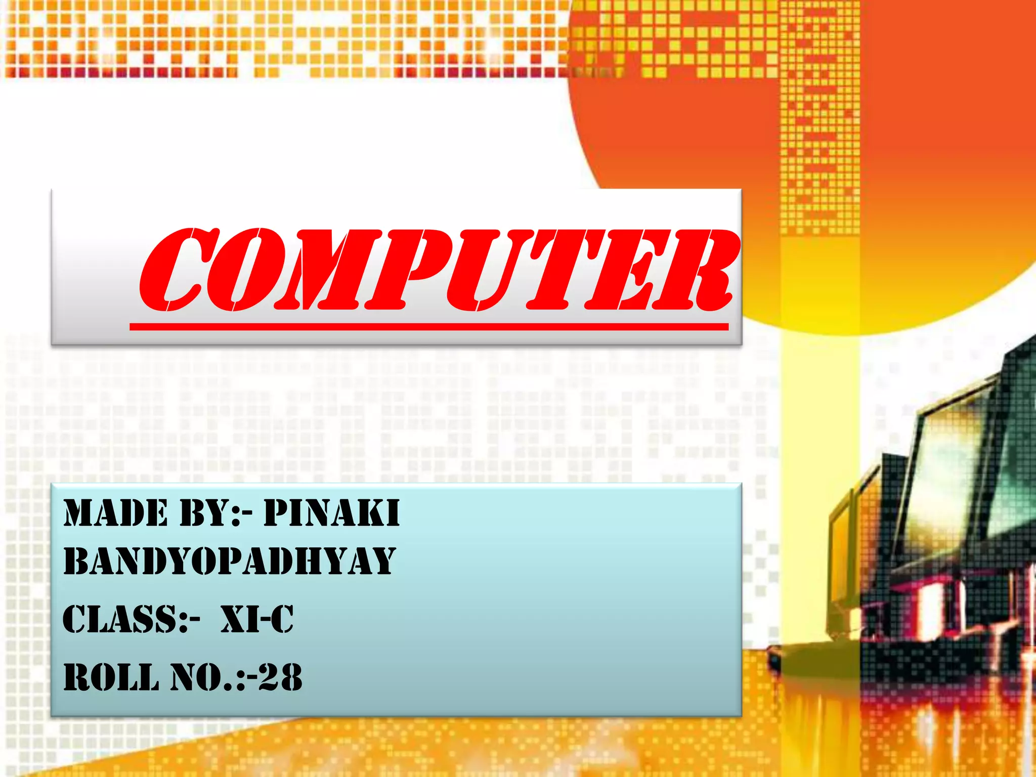 Types of Computer | PPTX | Computing | Technology & Computing