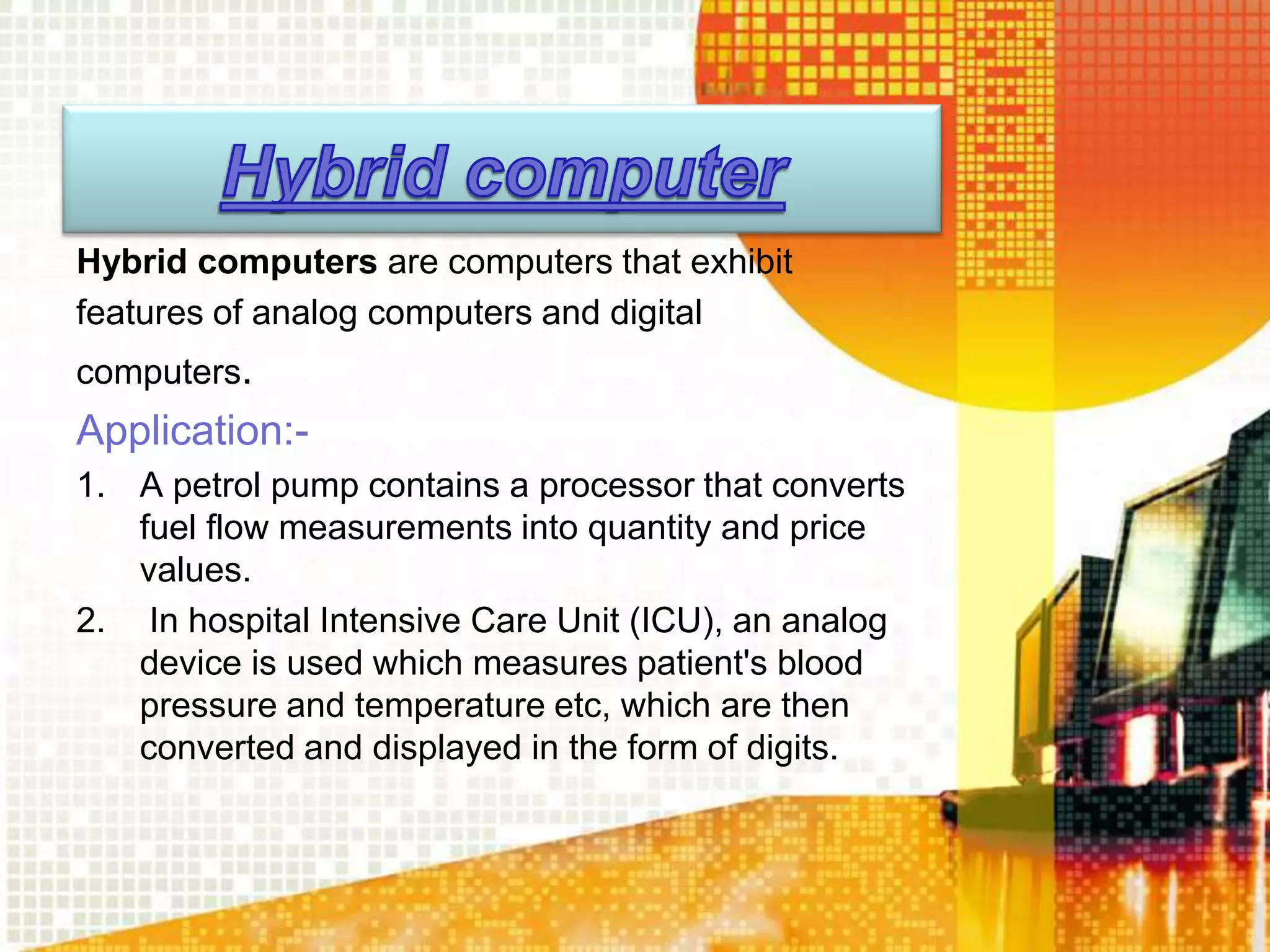 Types of Computer | PPTX | Computing | Technology & Computing