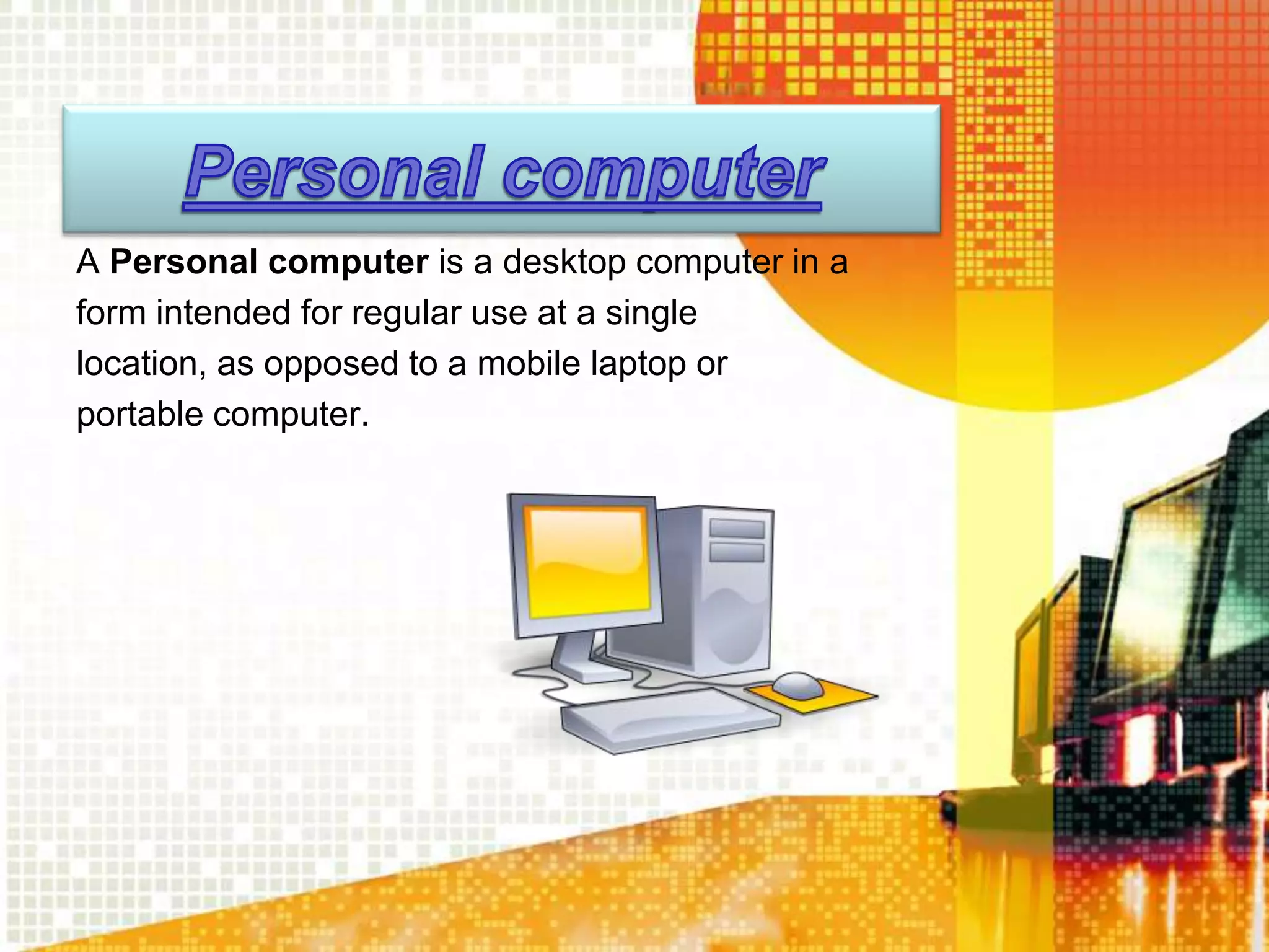 Types of Computer | PPTX | Computing | Technology & Computing