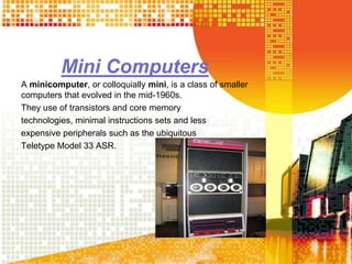 Types of Computer | PPTX | Computing | Technology & Computing