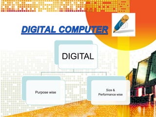 Types of Computer | PPTX | Computing | Technology & Computing