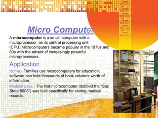Types of Computer | PPTX | Computing | Technology & Computing