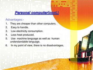 Types of Computer | PPT