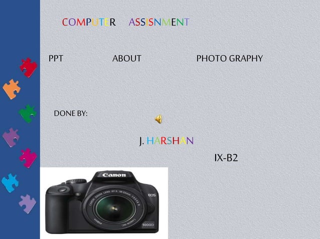 ppt about photography | PPTX