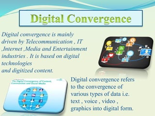 convergence of technologies | PPTX