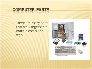 Computer for class 6th | PPT