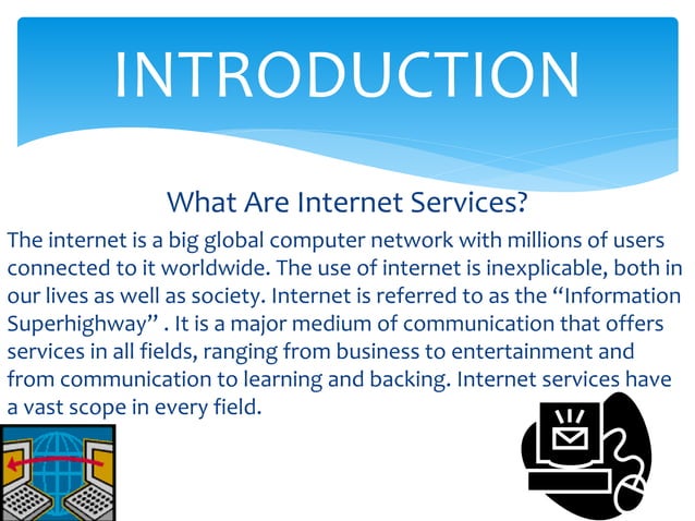 All About Internet Services | PPTX | Search | Internet