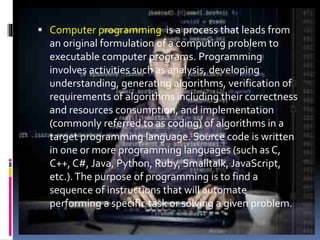 Computer Programming | PPTX