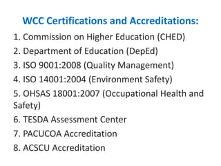 WCC | PPTX