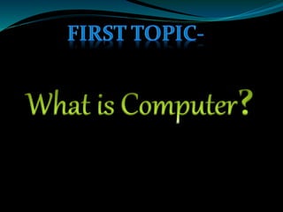 Computer input and output devices | PPTX