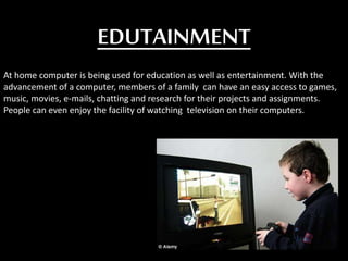 APPLICATIONS OF COMPUTER | PPTX