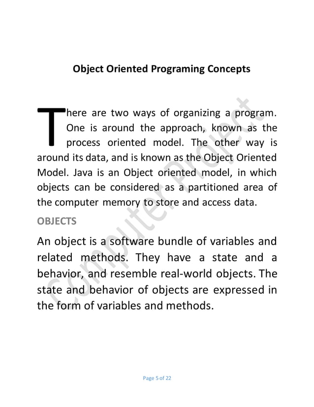 Basics of Java | PDF