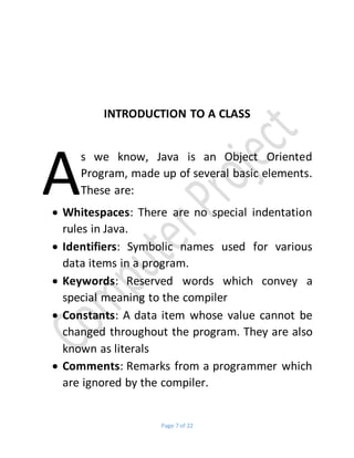 Basics of Java | PDF
