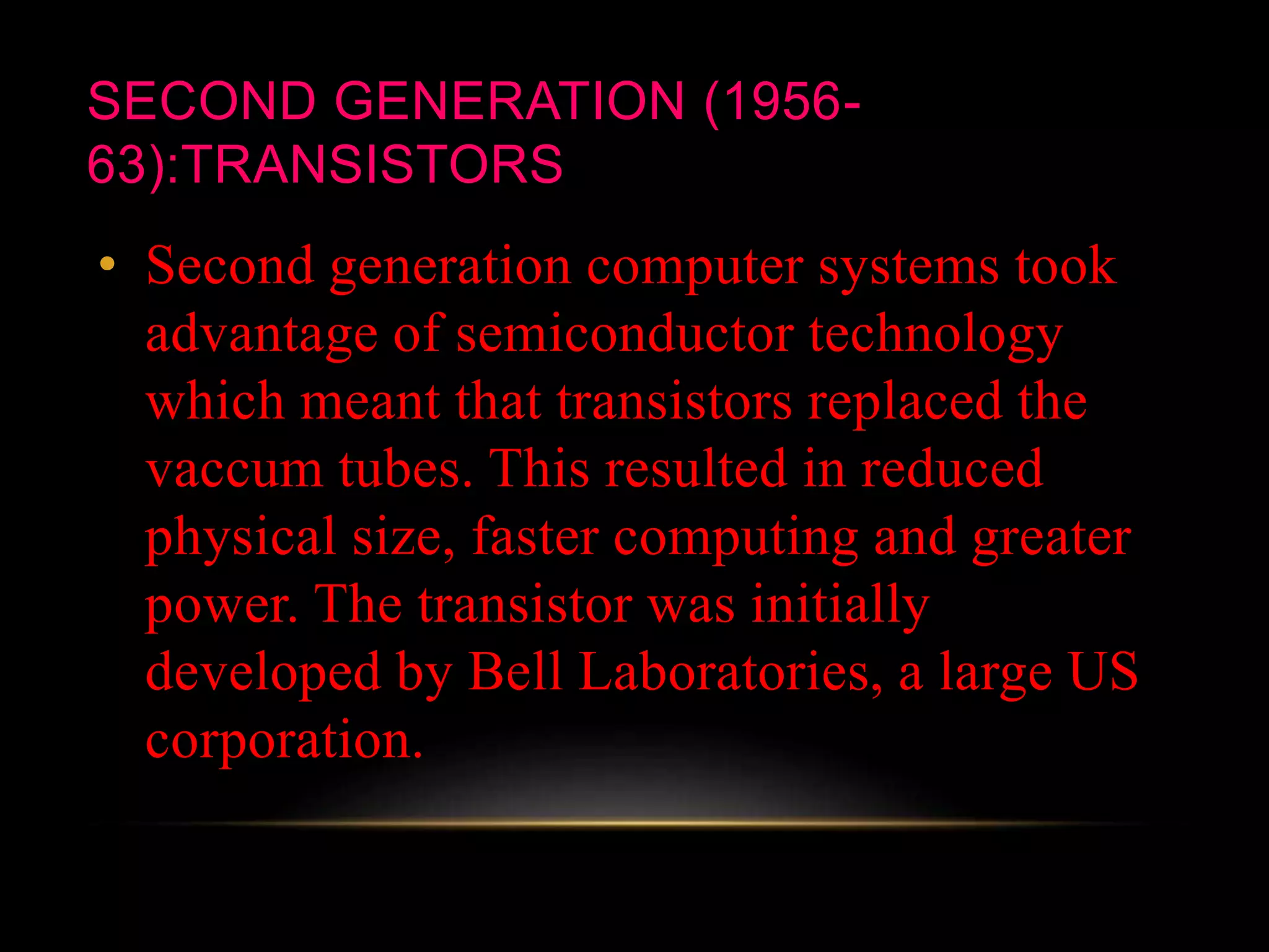 Generation of Computer | PPTX
