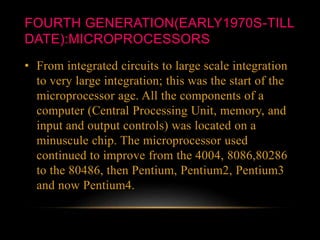 Generation of Computer | PPT