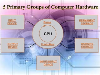 Five Primary Goups of Computer Hardware | PPTX