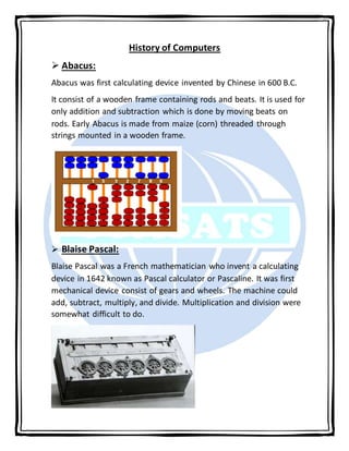 ACM, Real world everyday applications of computer science. History of ...