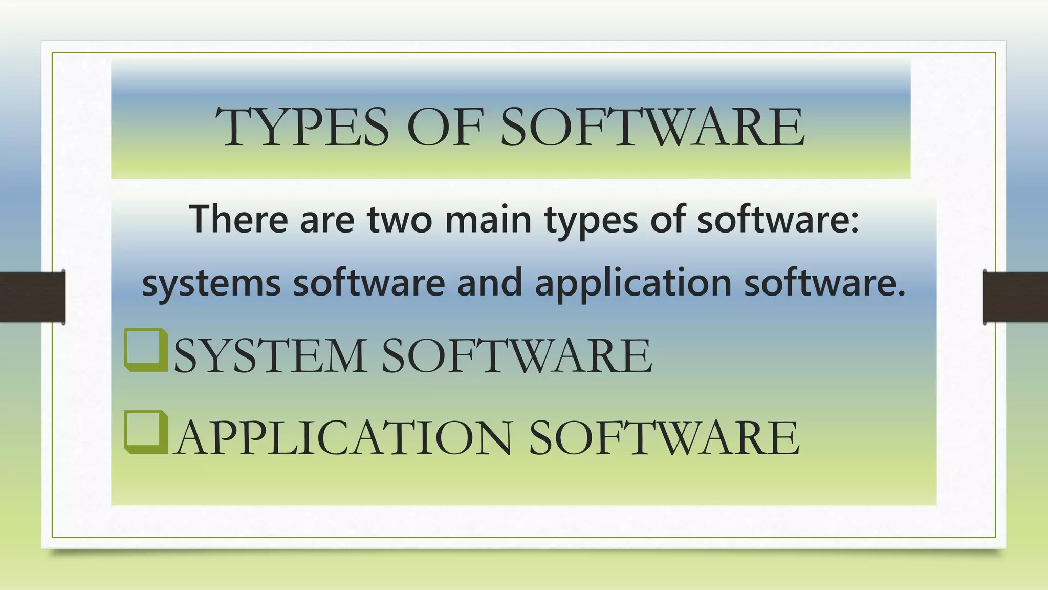 Computer Software | PPT