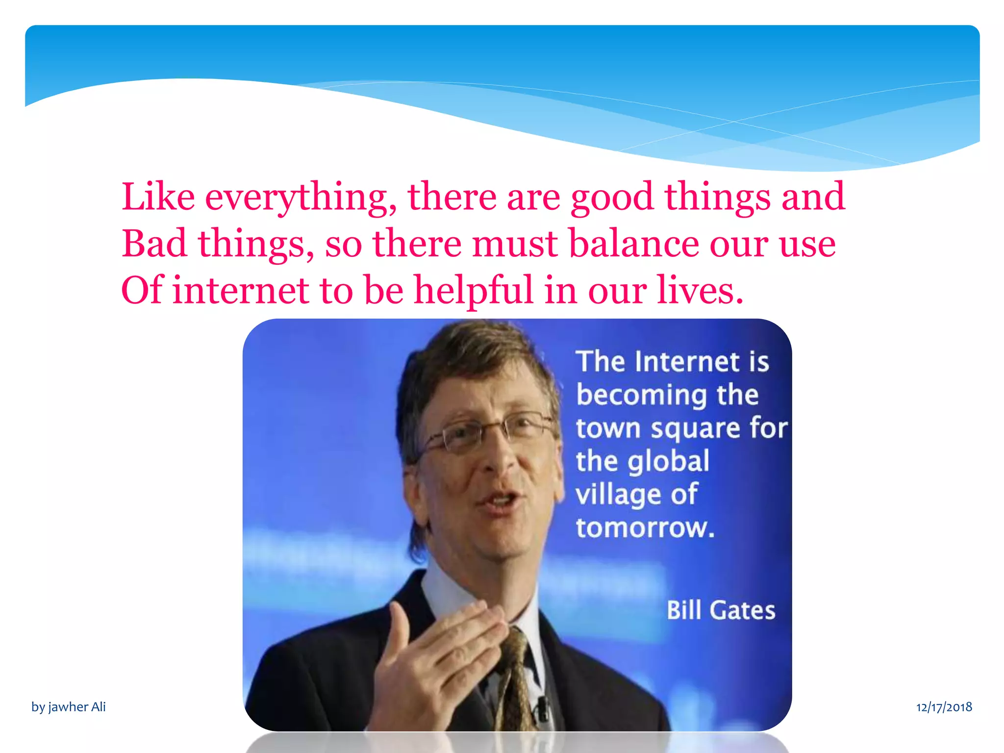 Merit and demerit of internet | PPTX