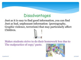Merit and demerit of internet | PPTX