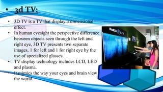 3D Technology | PPTX | 3-D Graphics | Computer Software and Applications