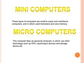 Types of Computer - Digital Thinker Help | PPTX
