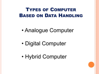 Types of Computer - Digital Thinker Help | PPTX