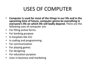 Computer | PPT
