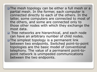 Computer: Network and its Topology | PPT
