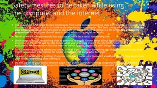 CYBER ETHICS, CRIMES AND SAFTY | PPTX