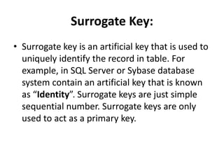 Types Of Keys in DBMS | PPTX