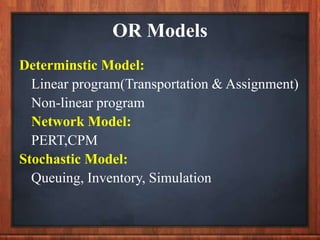 Operations Research | PPTX