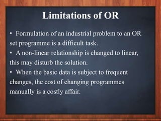 Operations Research | PPTX