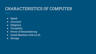 Computer | PPT