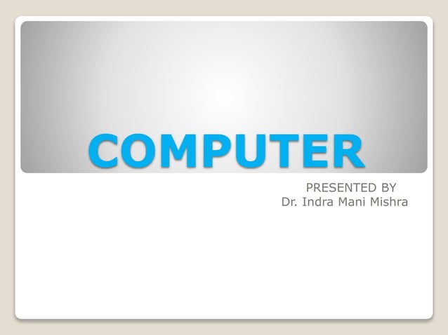 COMPUTER.pptx | Technology & Computing