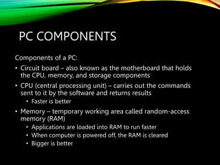 Computer.ppt | Consumer Electronics | Technology & Computing