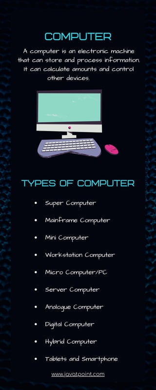 Types of Computer, Definition | PDF