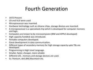 Introduction to Computer and its features | PPTX