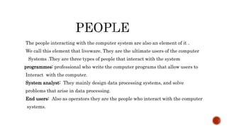 Elements of computer and brief introduction | PPTX
