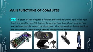 Introduction to Computer and parts of Computer | PPTX