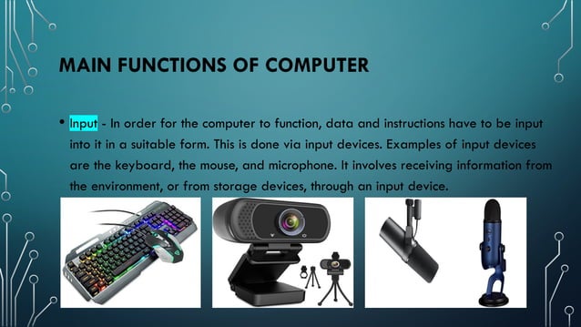 Introduction to Computer and parts of Computer | PPTX | Data Storage ...