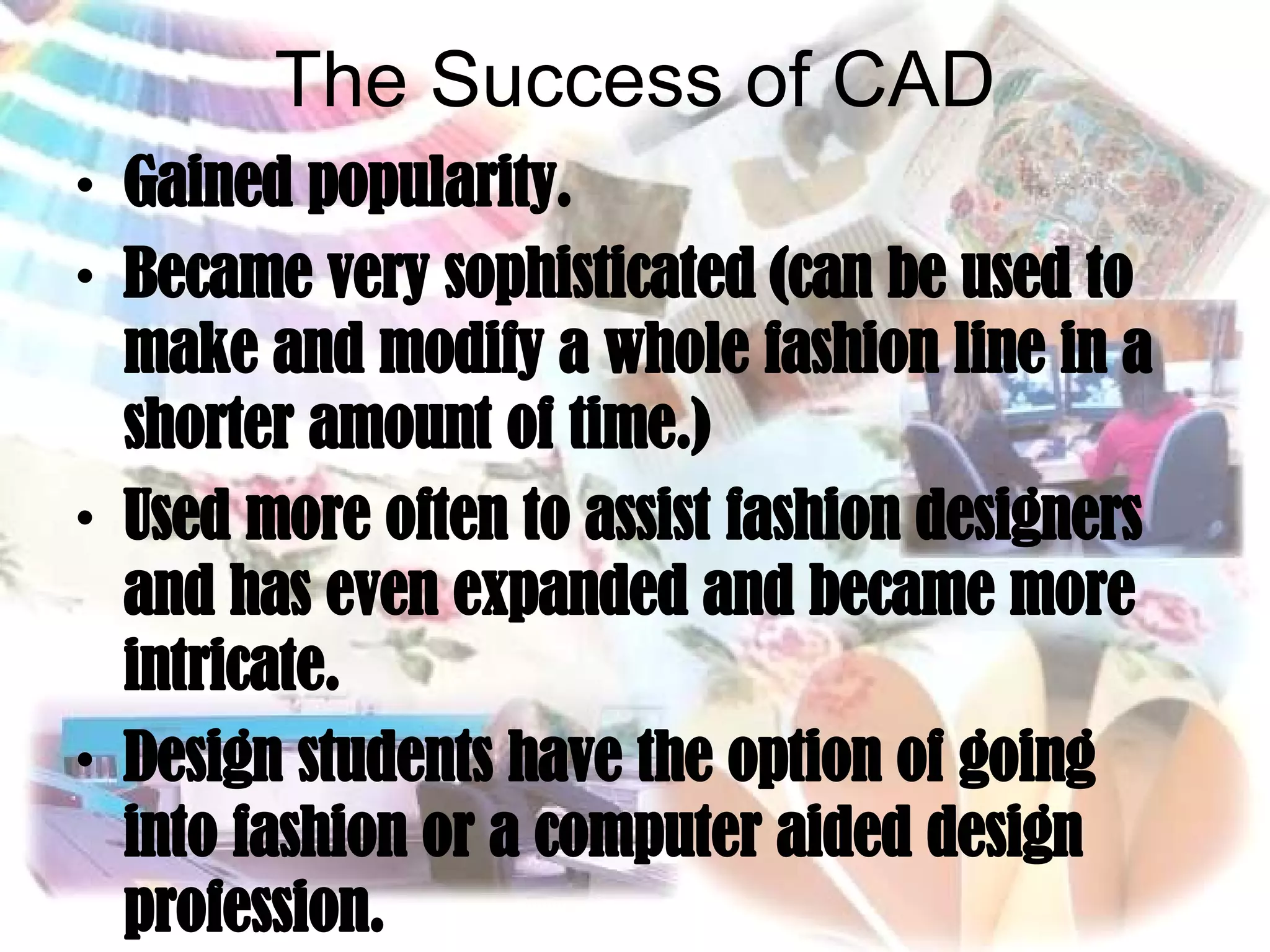 Computer Aided Design (Cad) For Fashion | PPT