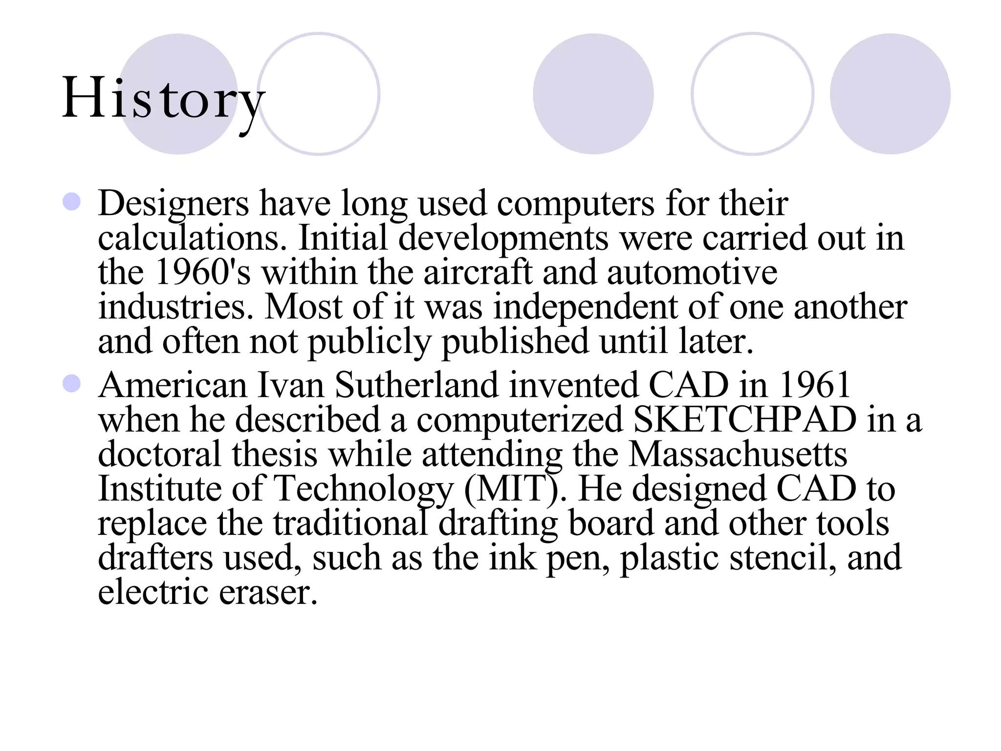 Computer Aided Design Powerpoint Project | PPT