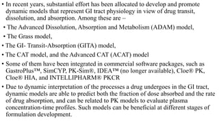 COMPUTER-AIDED BIOPHARMACEUTICAL CHARACTERIZATION AND THEORETICAL ...