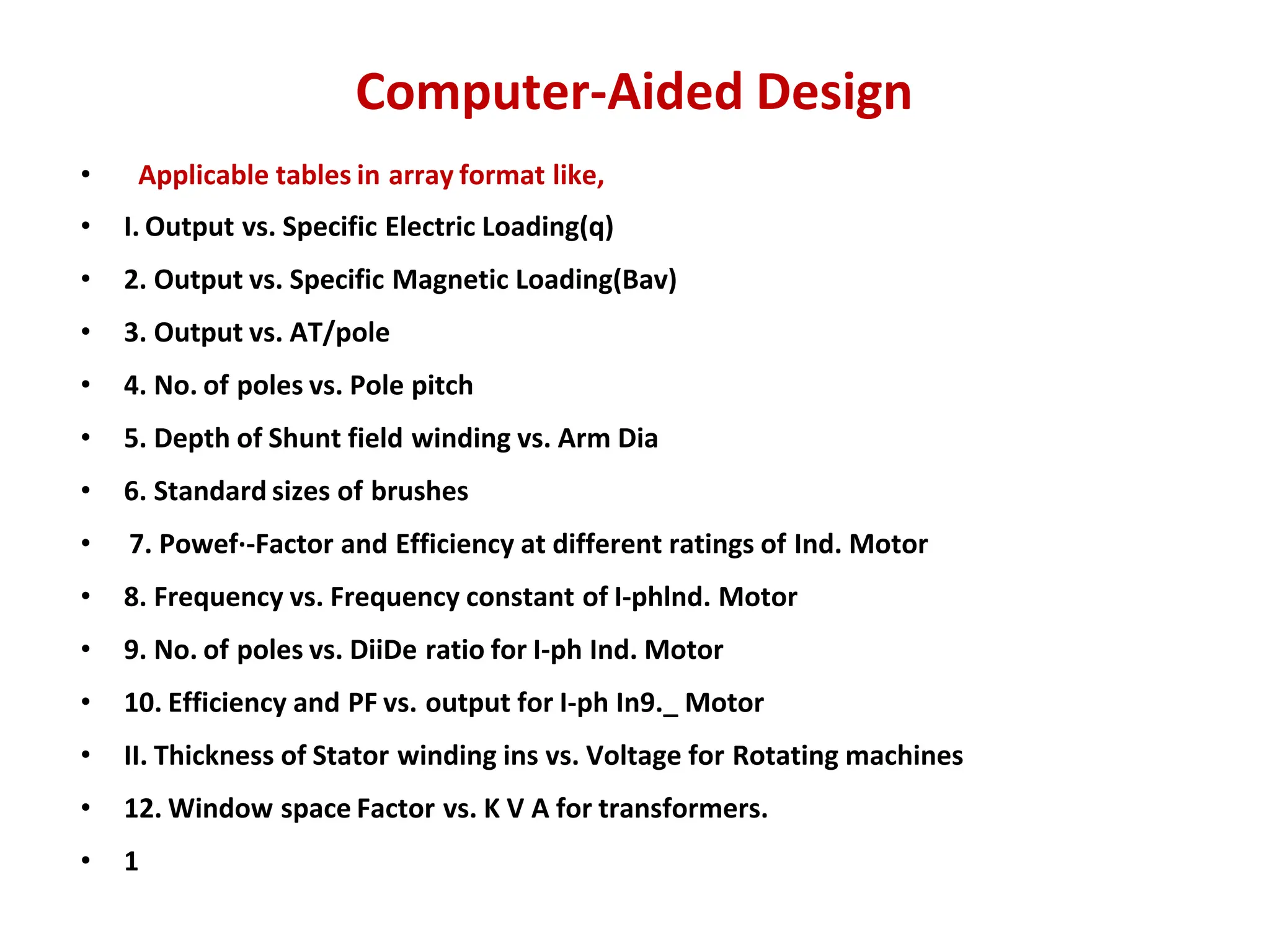 Computer-Aided Design of Electrical Machine | PDF