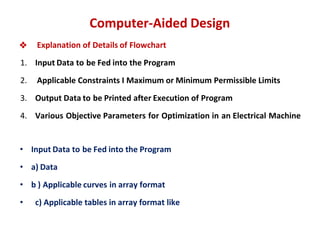 Computer-Aided Design of Electrical Machine | PDF