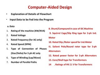 Computer-Aided Design of Electrical Machine | PDF