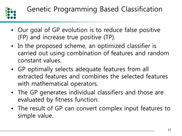 Computer Aided Detection Of Pulmonary Nodules Using Genetic Programming