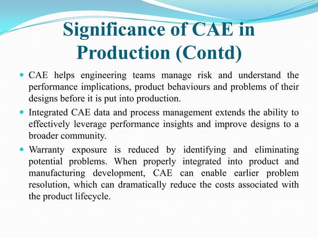 Computer-Aided Engineering | PPTX